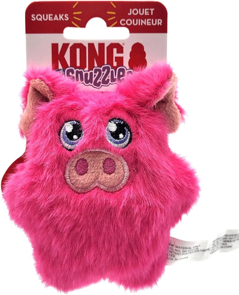 KONG PERRO PELUCHE SNUZZLES MINI CERDO XSMALL | Iconopet